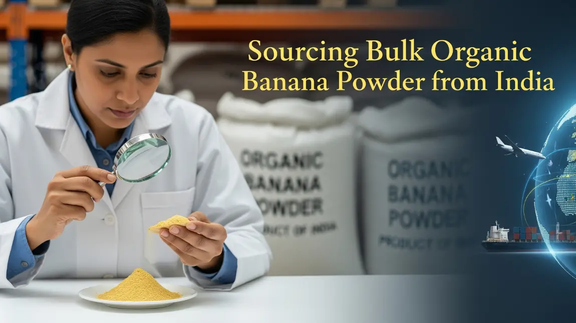 Sourcing Bulk Organic Banana Powder from India | Buyer's Checklist