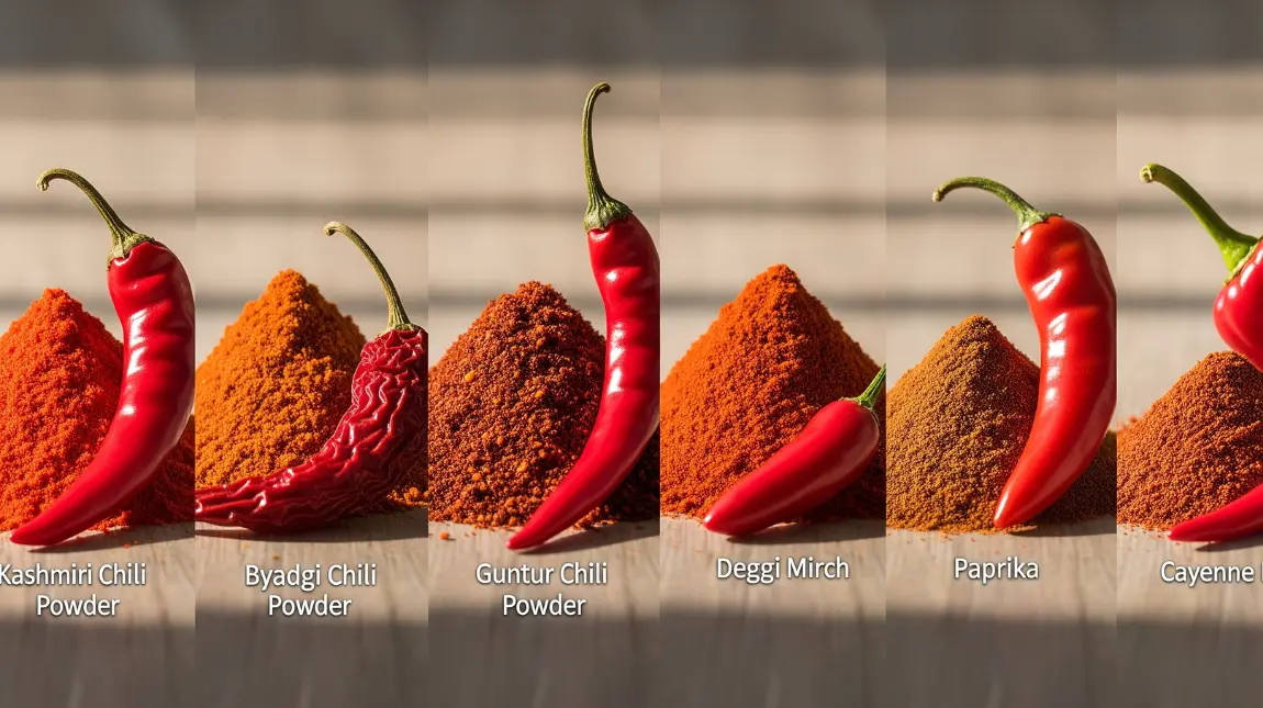 A Guide to 5 Types of Indian Chilli Powder | Byadgi, Teja & More